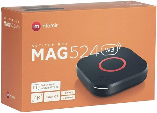 Infomir MAG524w3 4K Linux Set-Top Box - Black for sale online | eBay