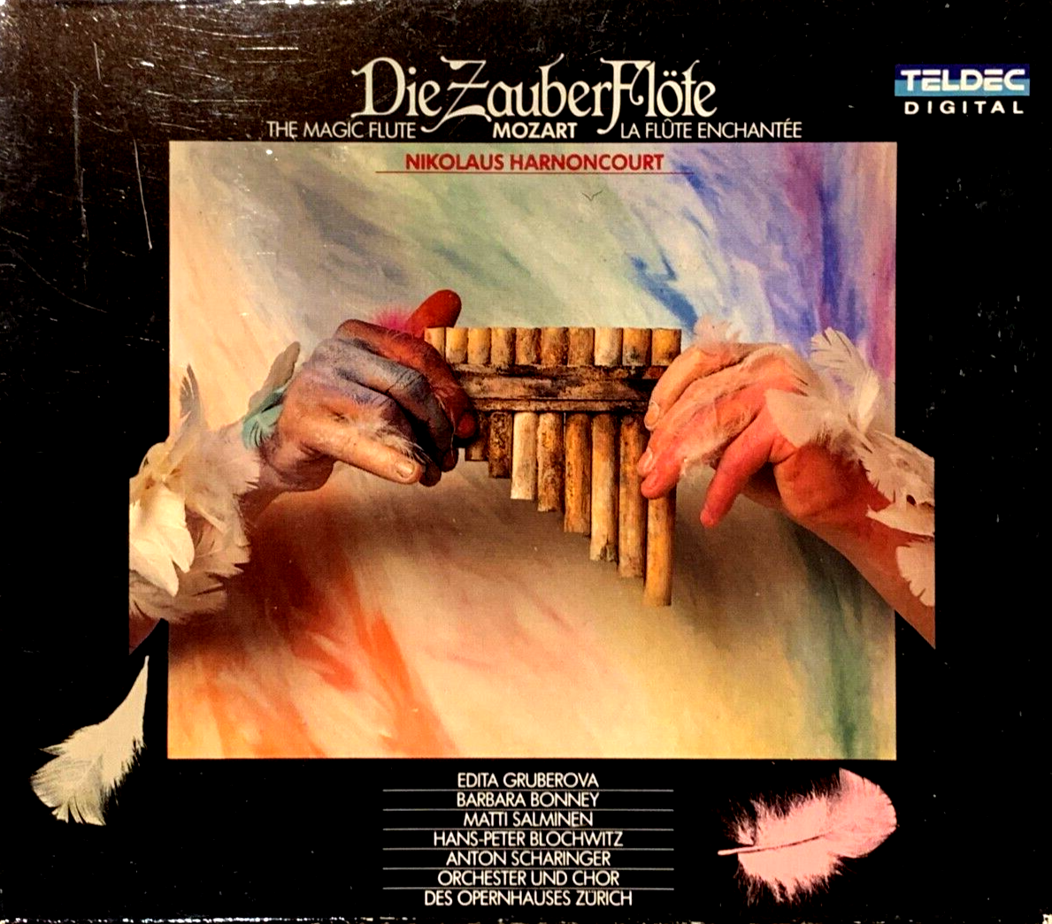 Mozart Magic Flute Die Zauberflöte GRUBEROVA HAMPSON HARNONCOURT Teldec ...