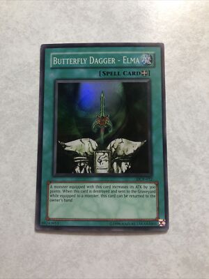 Yu-Gi-Oh Butterfly Dagger Elma DCR-032 SUPER RARE MINT 10/10 | eBay
