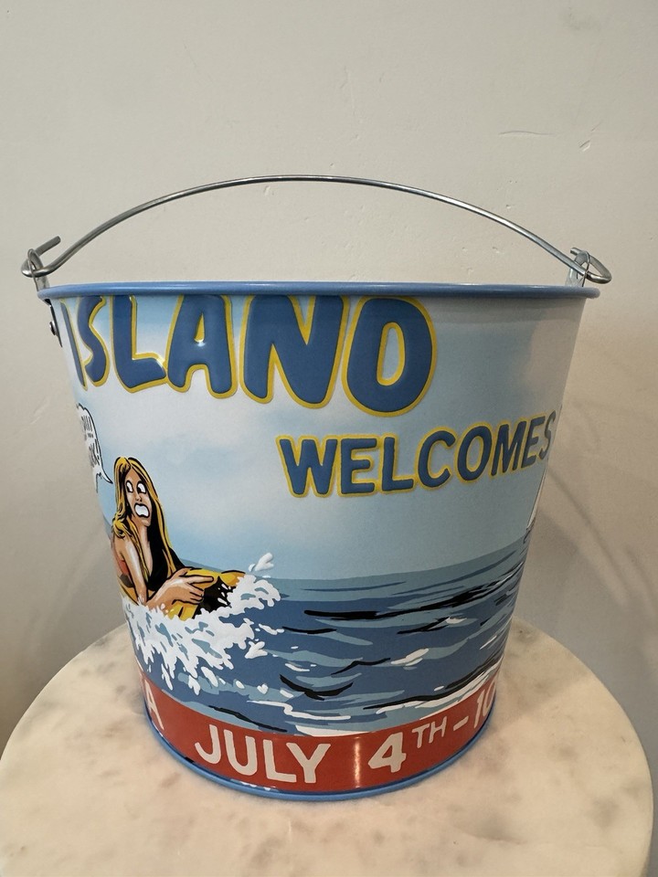 Jaws 50th Anniversary Popcorn Shark Chum Bucket July 4th Regatta Amity ...