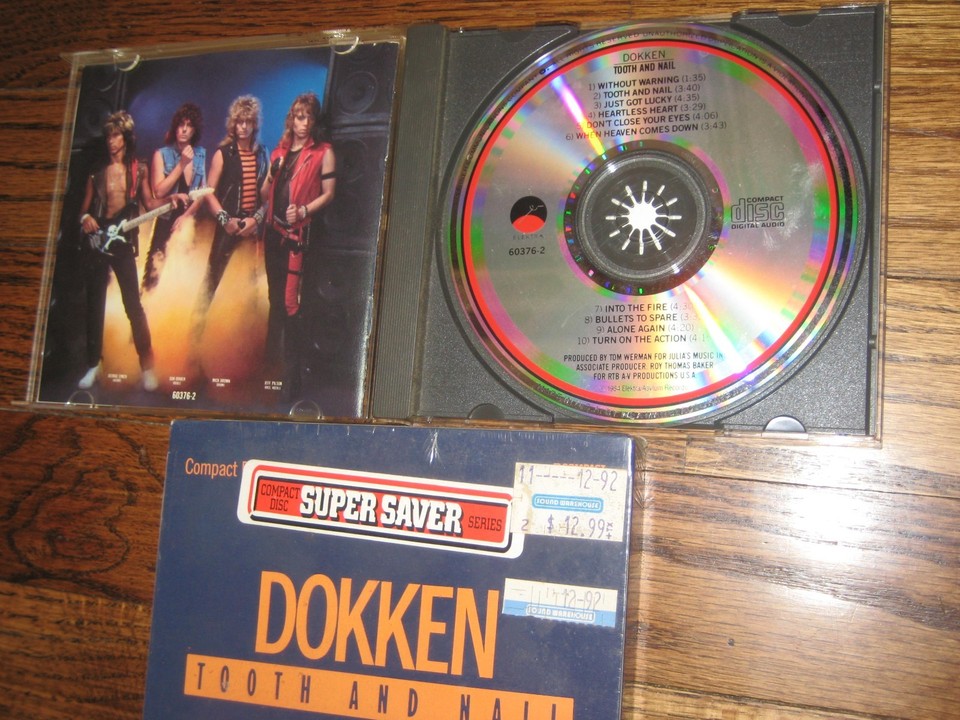 Dokken Tooth and Nail Original Cd and Longbox in Plastic-Rare | eBay