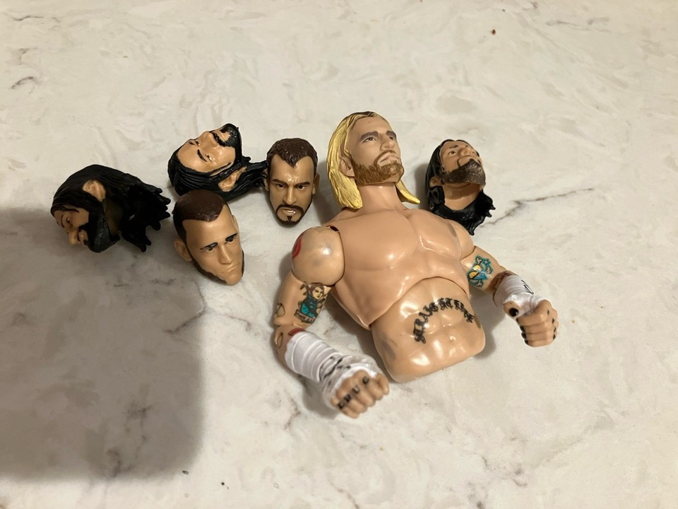 WWE/AEW CM Punk Action Figure, Soft Goods, Fodder, and Packaging Lot | eBay