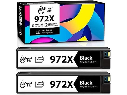 2 Black Ink Cartridge for HP 972X 972 | eBay
