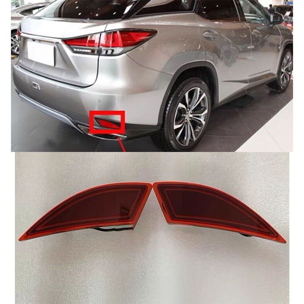 Pair LED ReFit for Lexus RX350 RX450h 2020-2022 Rear Bumper Fog Light ...