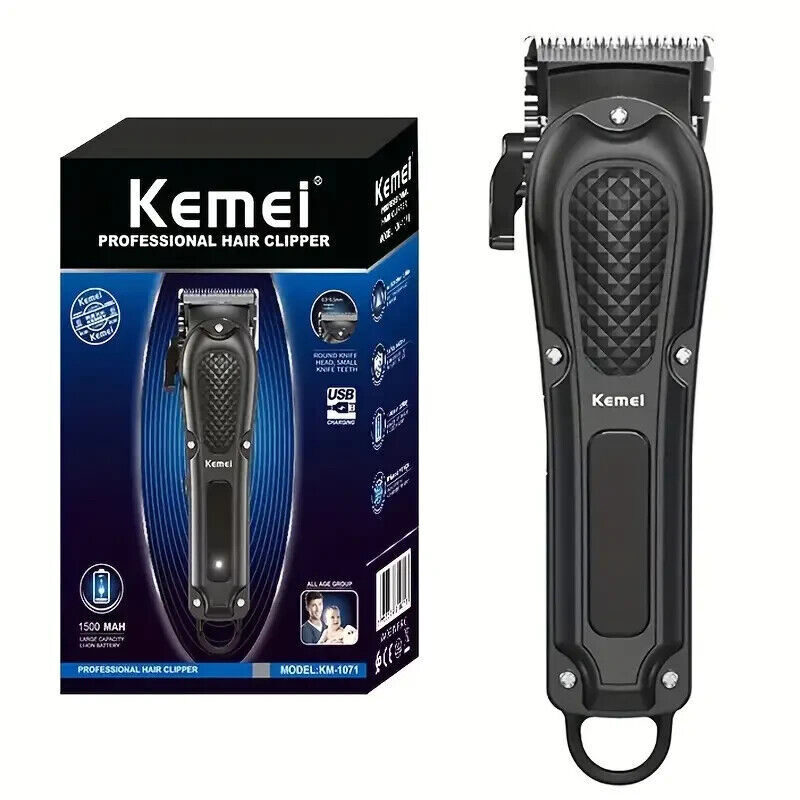 KEMEI Professional Hair Clippers Cordless Trimmer Beard Cutting Machine ...