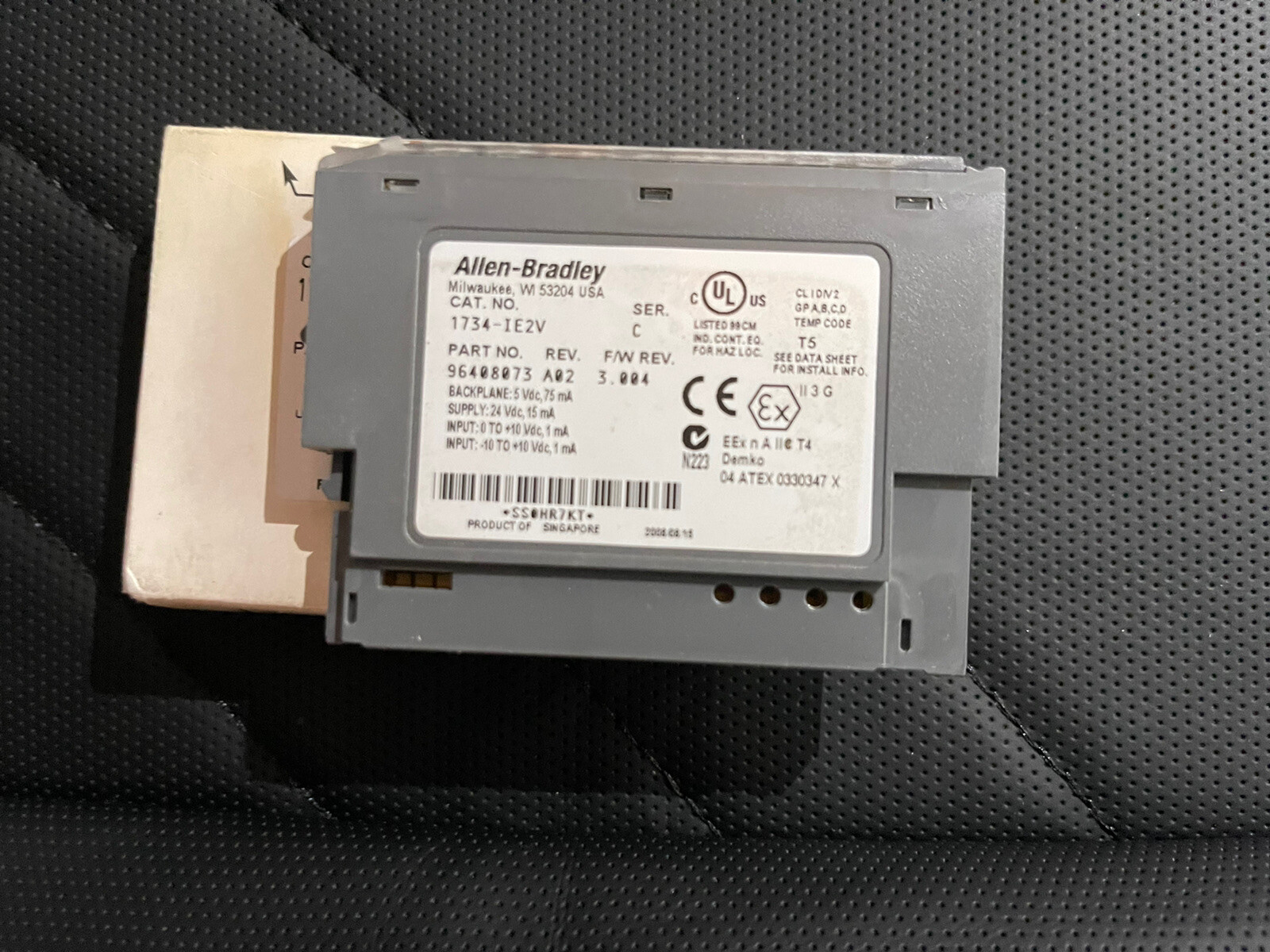 New Allen-Bradley POINT I/O 2 Point Analog Input Module 1734-IE2V ...