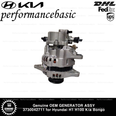 Genuine OEM GENERATOR ASSY 3730042711 for Hyundai H1 H100 Kia Bongo | eBay