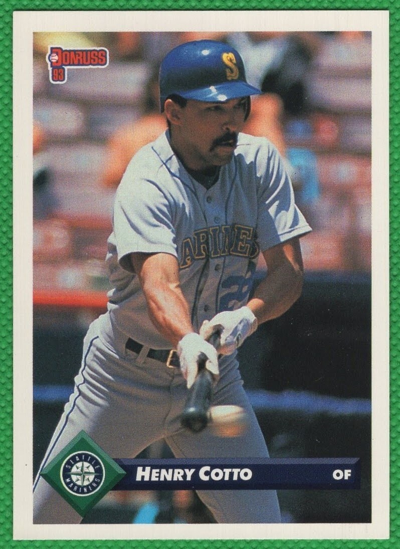 Henry Cotto - 1993 Donruss #705 - Seattle Mariners Baseball Card | eBay