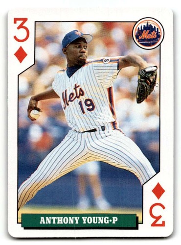 1992 Bicycle Rookies #3 Anthony Young New York Mets Baseball Cards N ID ...