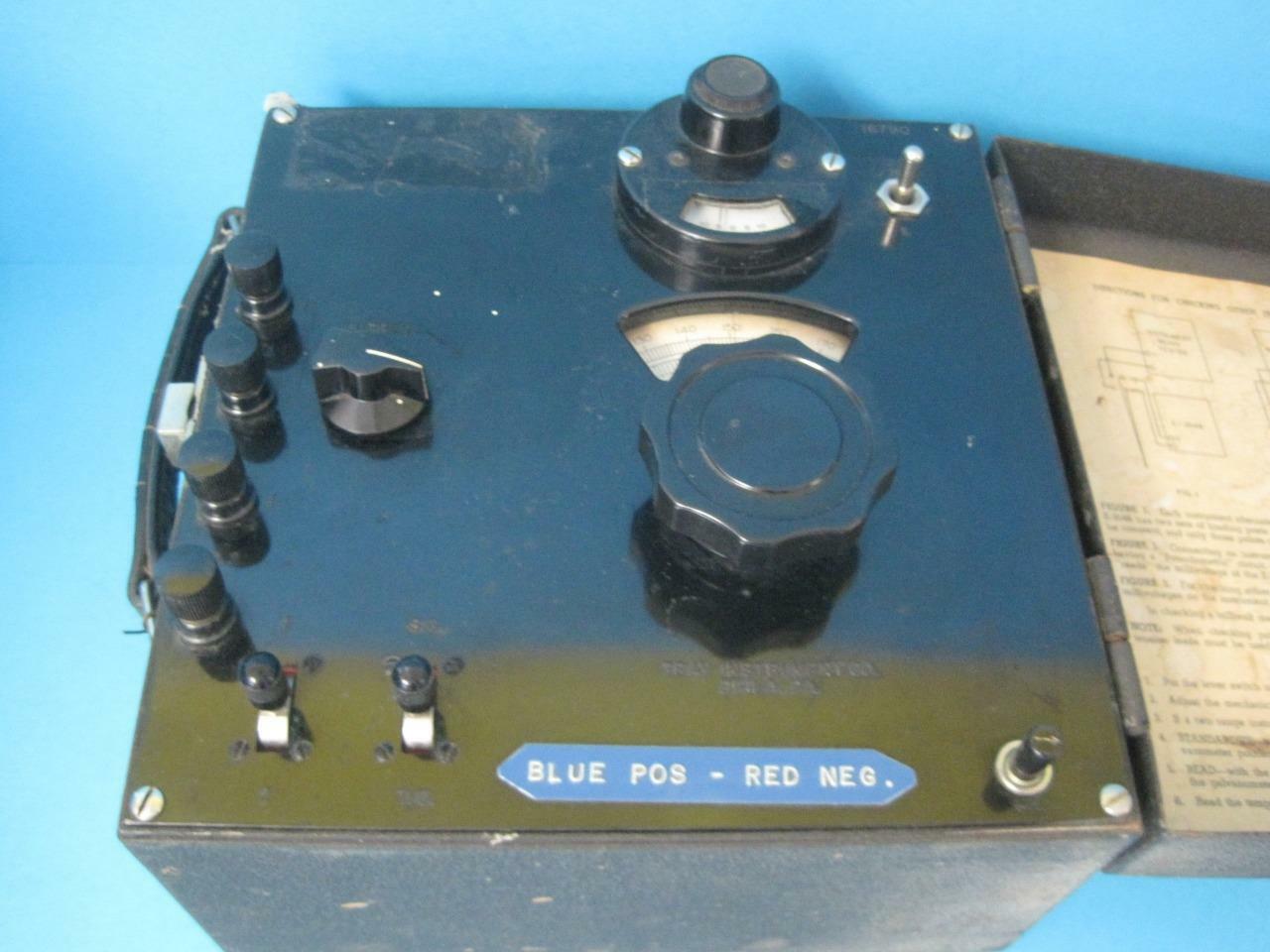 AWESOME VINTAGE GRAY INSTRUMENT CO. PYROMETER MODEL E-3046 RARE 12340 ...