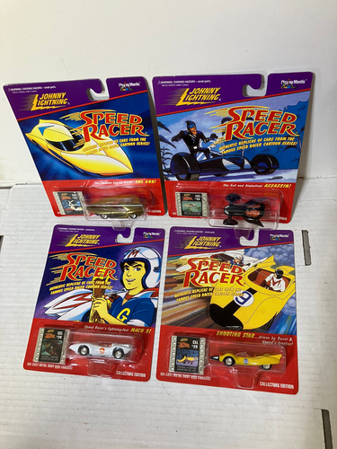 Johnny Lightning 1997 Speed Racer Mach 5, Shooting Star, GRX, Assassin ...