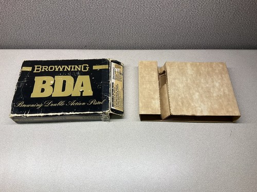 Vintage Original BROWNING BDA 9MM Hi-Power HP 9mm pistol FACTORY BOX | eBay
