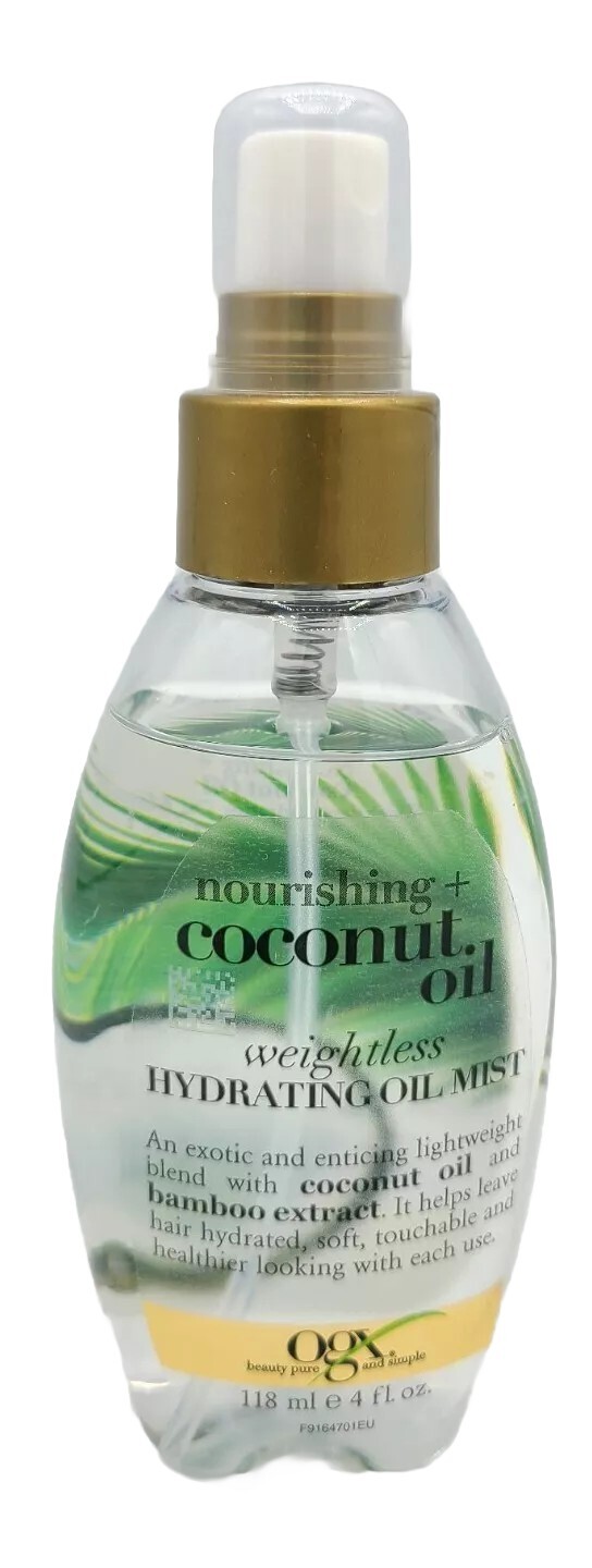 OGX Nourishing + Coconut Oil Weightless Hydrating Oil Hair Mist ...