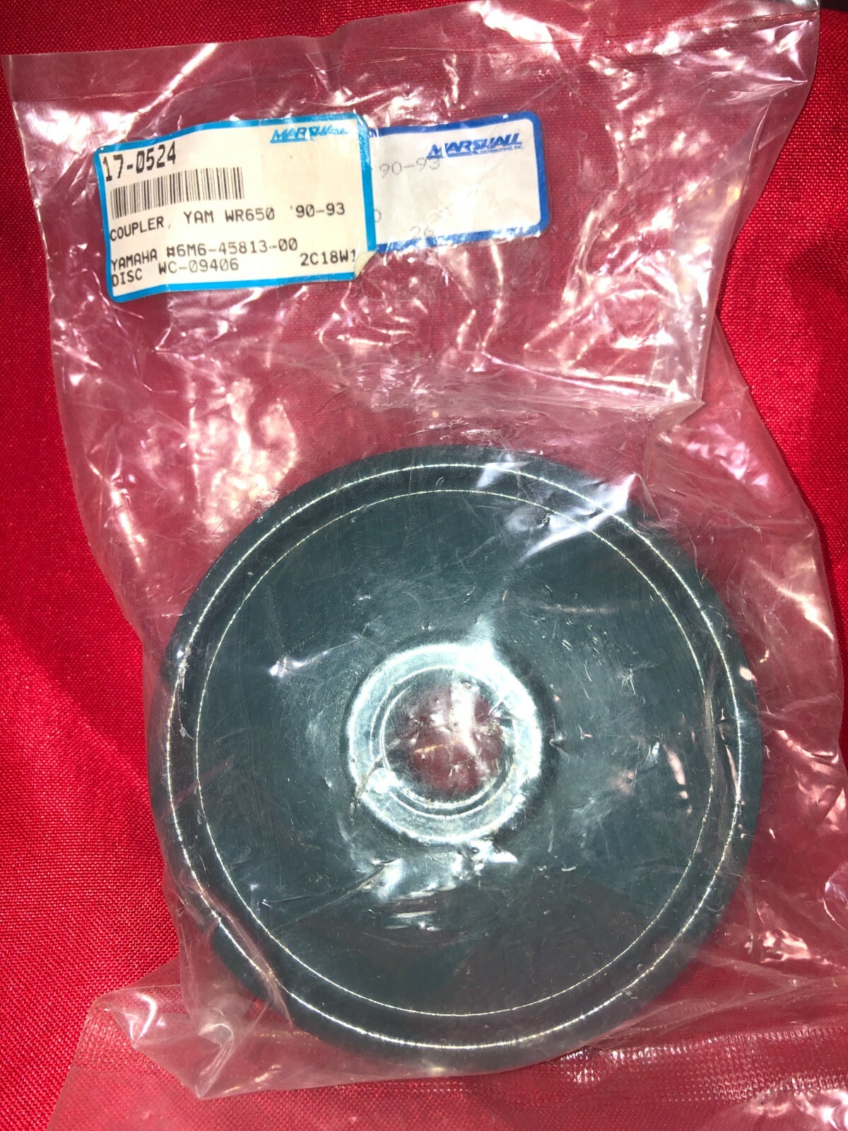 NOS MARSHALL 17-0524 Coupler, Yamaha WR650 '90-'93 6M6-45813-00 Disc WC ...