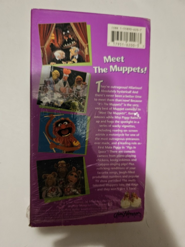 It’s the Muppets “Meet the Muppets" VHS Video Tape Jim Henson VHS TAPE ...