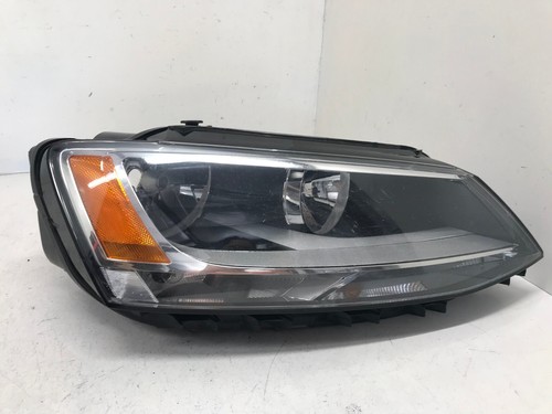 Headlight Damaged Passenger RH Volkswagen Jetta Sedan 2011-2014 ...