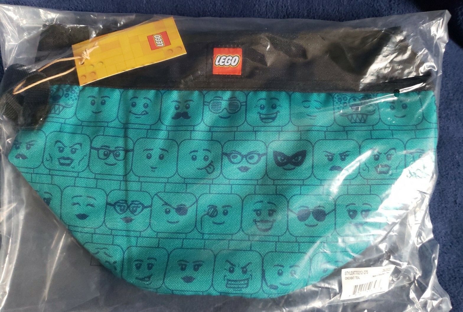 LEGO VIP Cinch Bucket Drawstring Bag Teal - Limited Edition NIP Style# ...