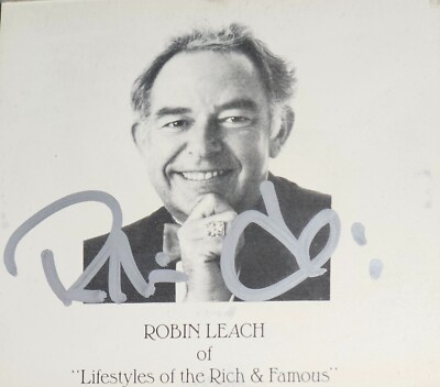 ROBIN LEACH "Lifestyles of the Rich & Famous" | eBay