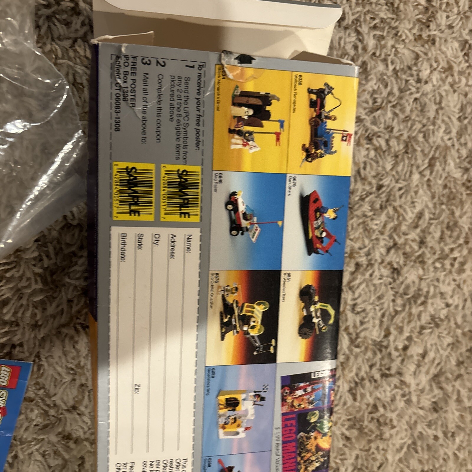 LEGO Four Set Value Pack 1891|Blacktron|Octan|Pirate| Knights 1887|1890 ...