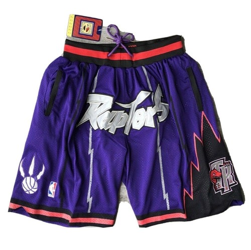 Premium Classic Retro Toronto Raptors Basketball Shorts Street Wear ...