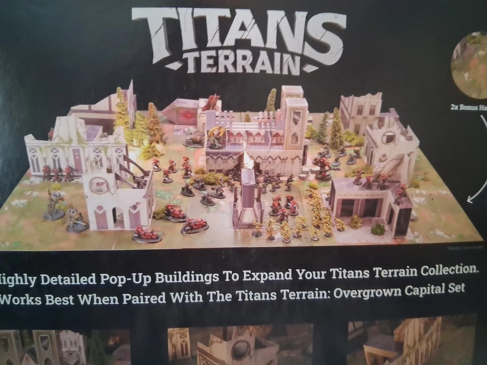 Warhammer 40k Titans Terrain Cathedral Square Expansion Set | eBay UK