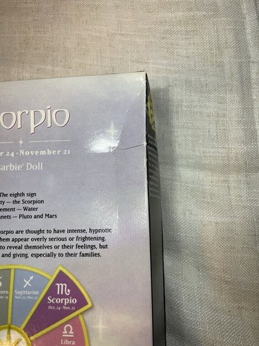 Zodiac Scorpio Pink Label Barbie Doll 2004 Mattel C3825 | eBay