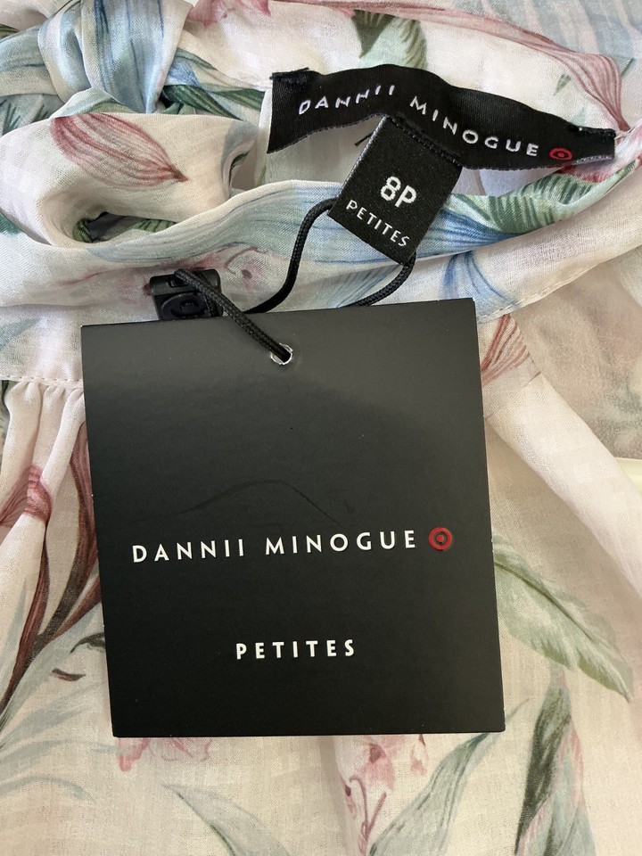 DANNII MINOGUE FLORAL HALTER TOP SIZE 8 BNWT WHITE/PINK | eBay Australia
