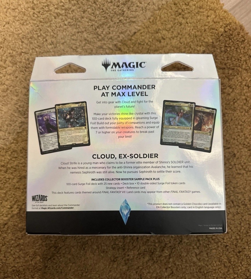 Limit Break COLLECTOR Commander Deck Final Fantasy SEALED MTG Magic EDH ...