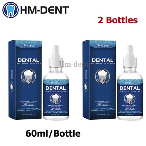 2Bottles Tooth Care Solution Dental Dentite Cavity Care Healing Teeth ...