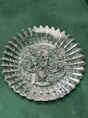 Rare ABP Libbey Ellsmere Pattern Cut Crystal Dish/Low Bowl | eBay