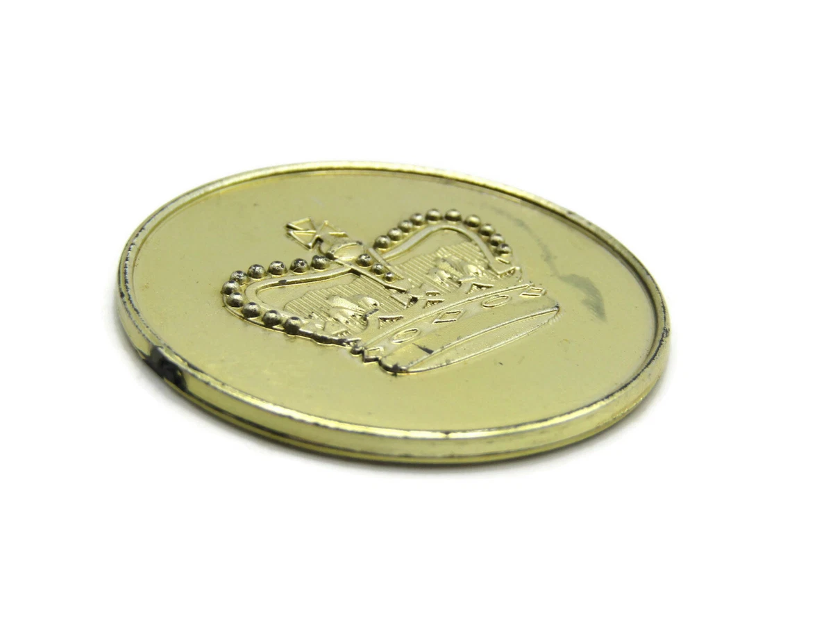 Gold Money Sign With Crown