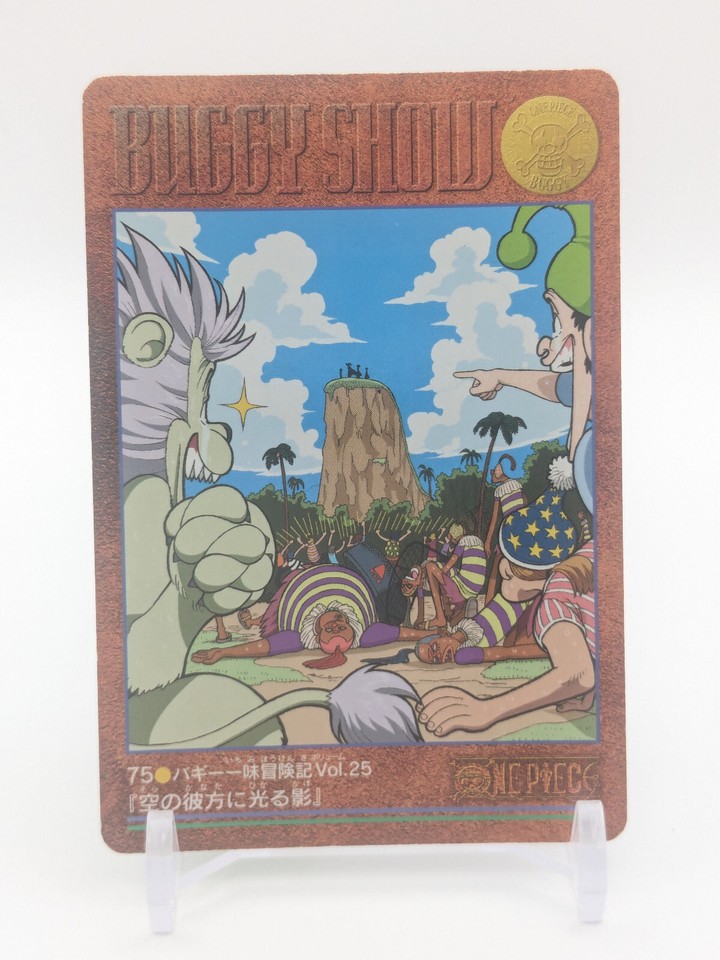 Buggy vs Kumate Tribe One Piece 75 Visual Adventure Carddass ...