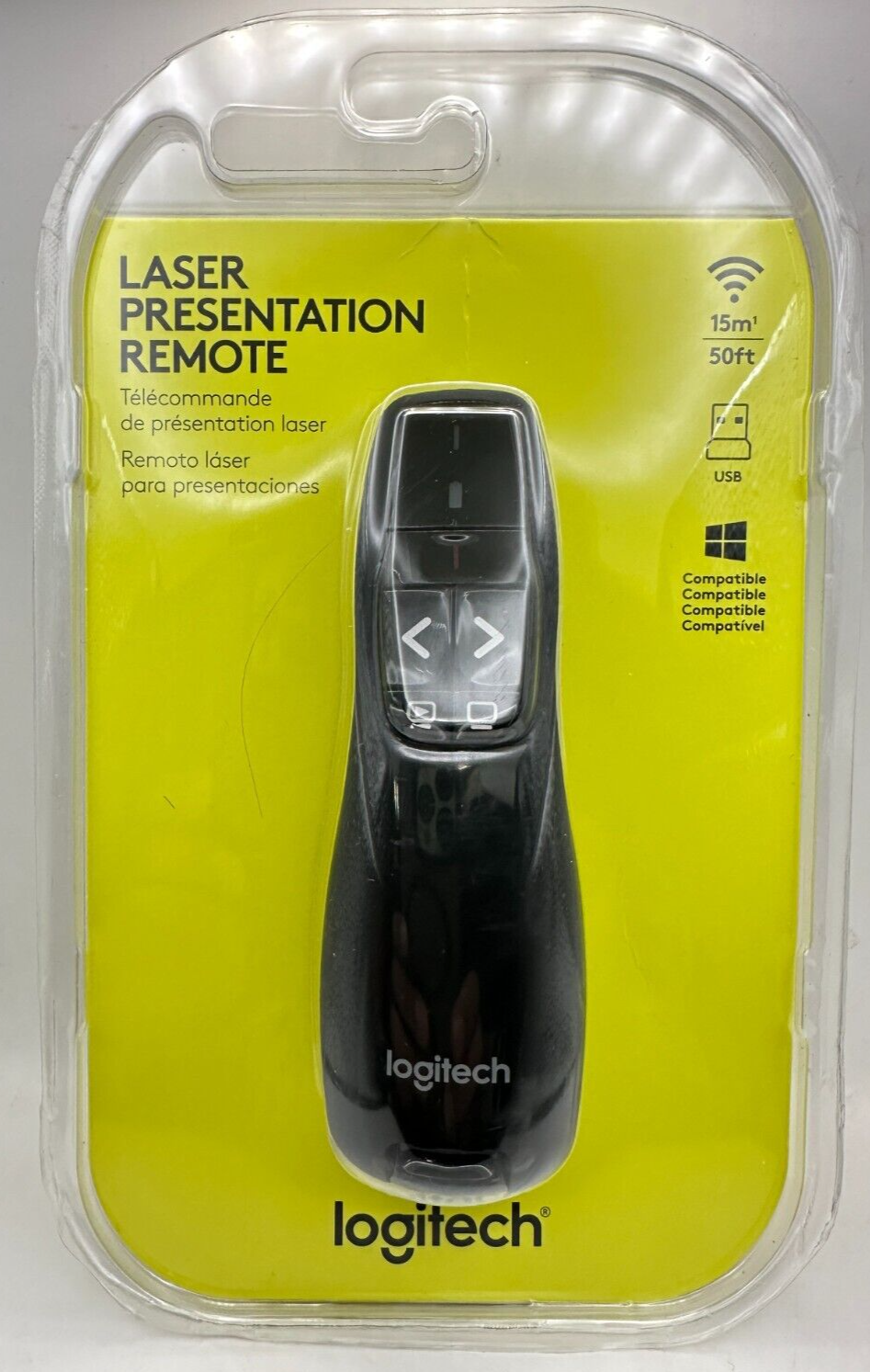 Logitech R400 Laser Presentation Remote - Black for sale online | eBay
