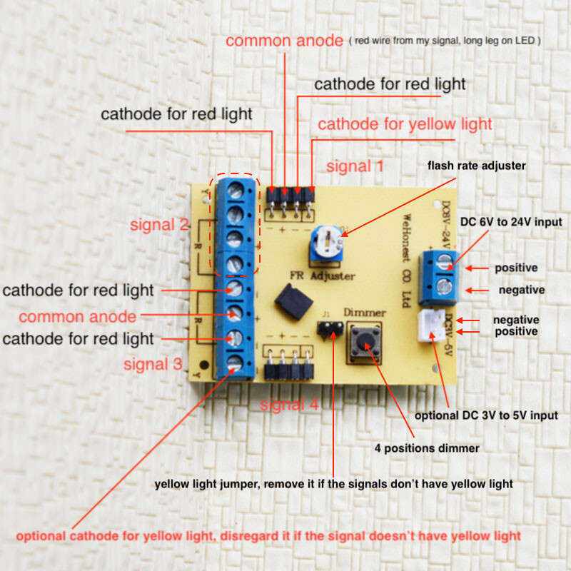1 set crossing signals + automatic IR sensors controller flash by train ...