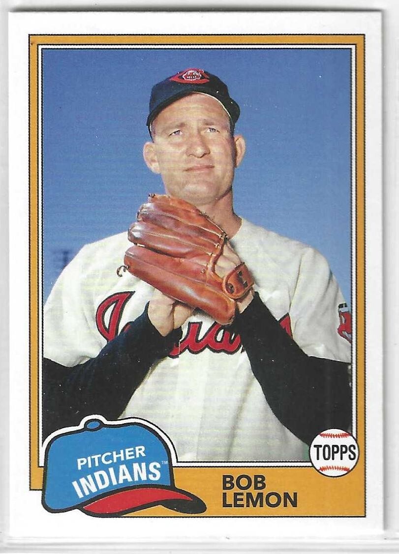 2018 Topps Archives #295 Bob Lemon Cleveland Indians HOF | eBay