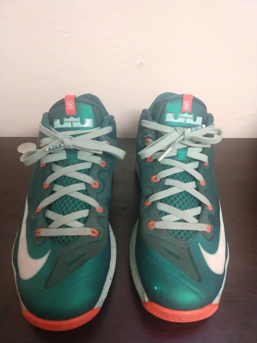 Lebron 11 Low Blue And Green