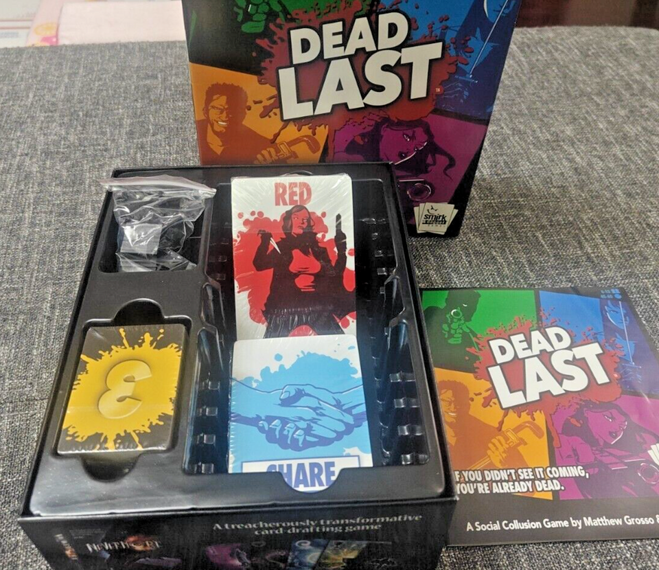 DEAD LAST board game - Excellent Condition - 100% Complete | eBay
