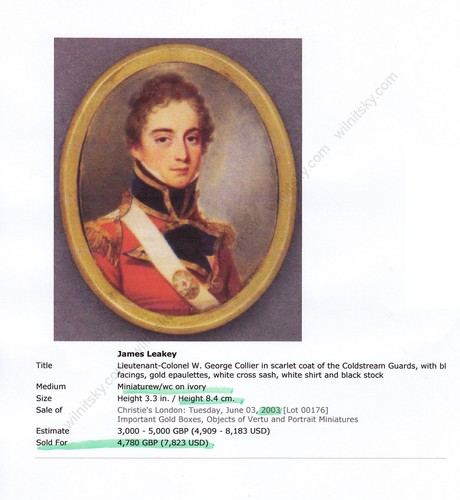 James Leakey (1775-1865) "Portrait of an elderly gentleman", fine ...