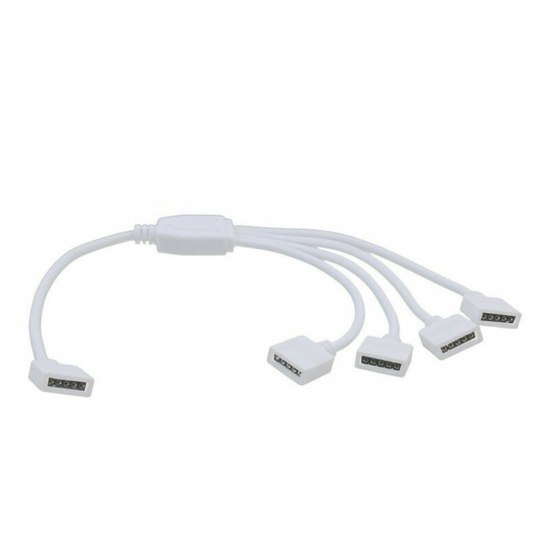 5Pin RGBW LED Strip Connector Wire Extension Cable Wire For RGB LED ...