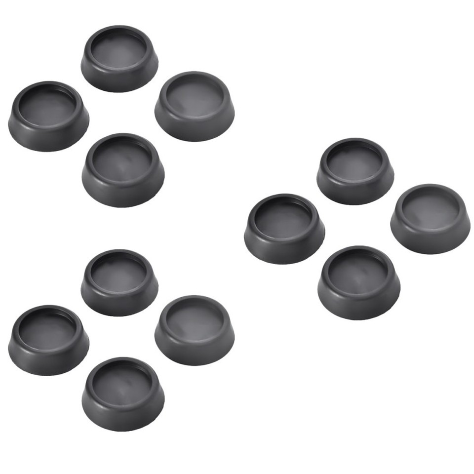 4pcs Rubber Feet Anti Vibration Pads Washing Machine Furniture Riser ...