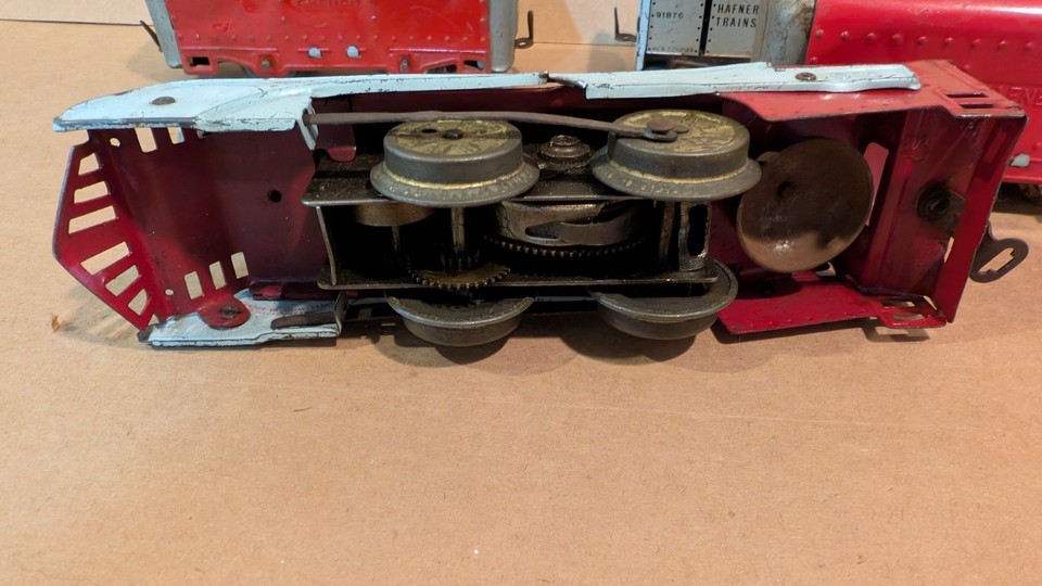 Hafner 1010 Locomotive with 3 Cars Tin Windup O Scale | eBay