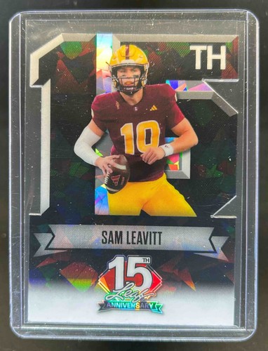 2025 Leaf 15th Anniversary NSCC Sam Leavitt Crystal Black #1/1 | eBay