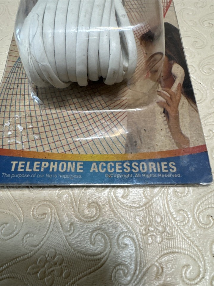 Trisonic Modular Phone Extension Cord 25 Feet Land Line / Fax TS-825 ...