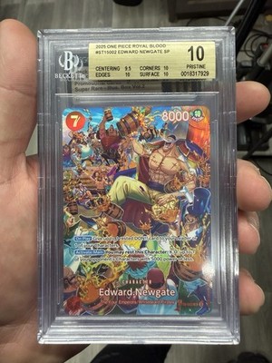 OP10 Edward Newgate SP Alt Art ST15-002 Royal Blood English SR BGS 10 ...