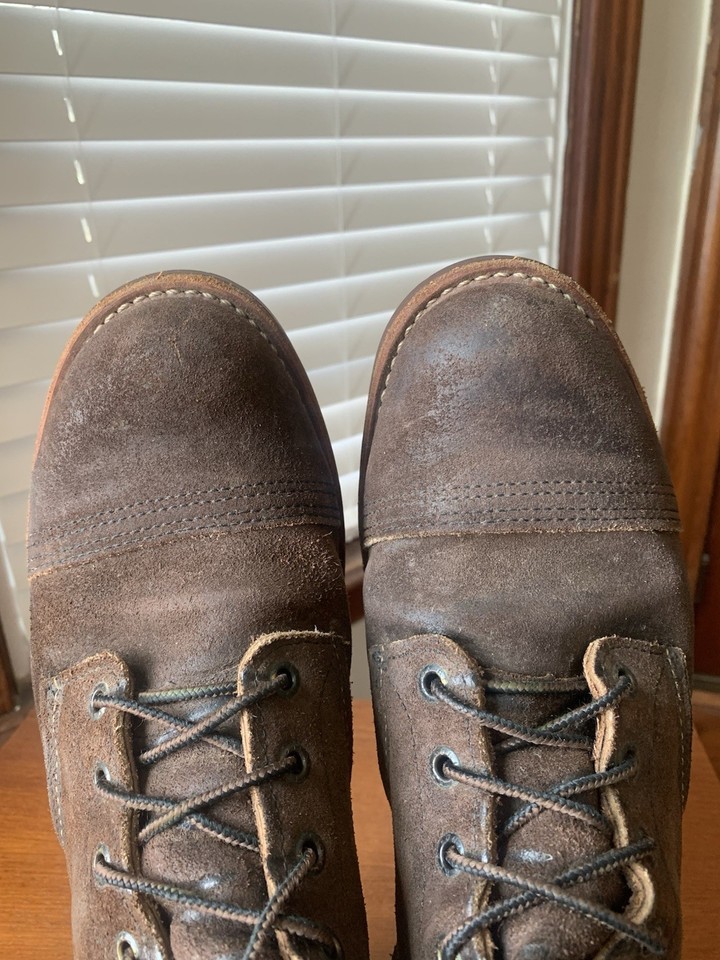 RARE | RED WING 9D CHOCOLATE MULESKINNER IRON RANGER HERITAGE BOOTS ...