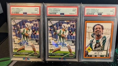 2022 Topps PLL Kyle Harrison PSA 9 Lacrosse Cards | eBay