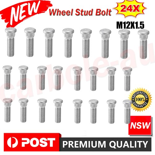 24x Wheel Studs Bolts for Toyota Yaris Landcruiser Prado Hilux HiAce ...