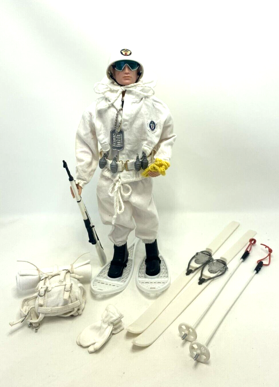 Vintage Action Man Ski Patrol Mountain Artic Talking Commander Hard ...