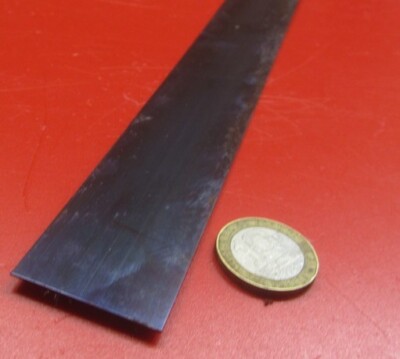 1095 Hard Blue Tempered Spring Steel Shim .042" Thick x 1.25" Width x ...