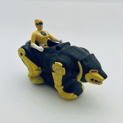 McDonalds Mighty Morphin Power Ranger Happy Meal Toy Yellow Bear ...